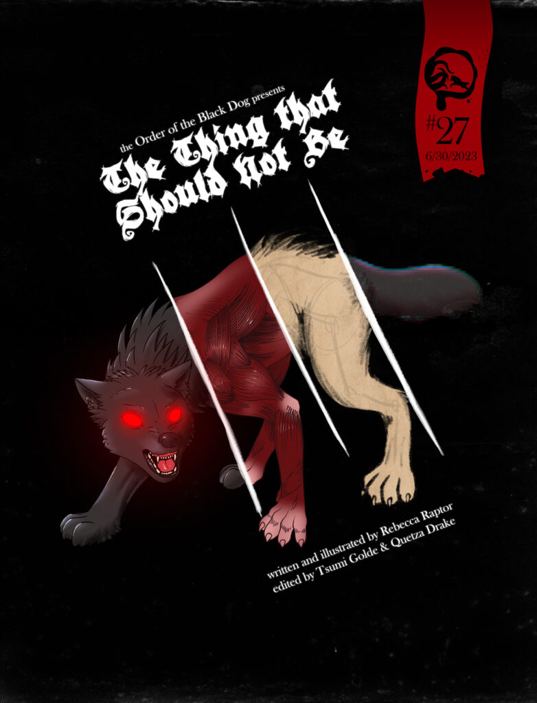 Issue 27 Cover – The Order of the Black Dog