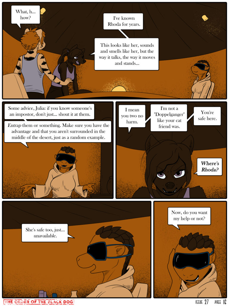 Issue 27, Page 16 – The Order of the Black Dog