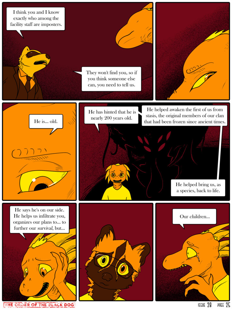 Issue 28, Page 25 – The Order of the Black Dog